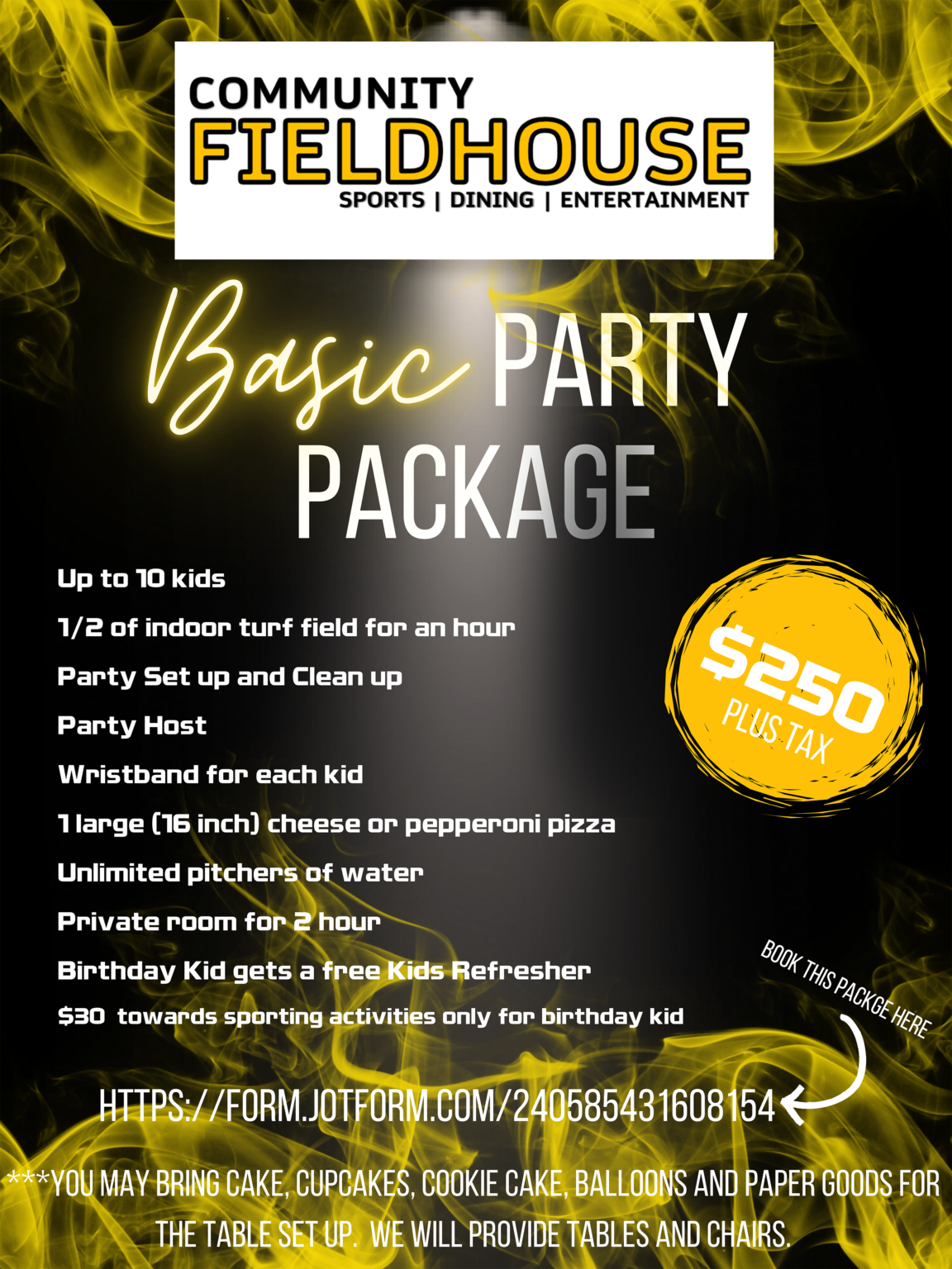 Parties - Community Fieldhouse