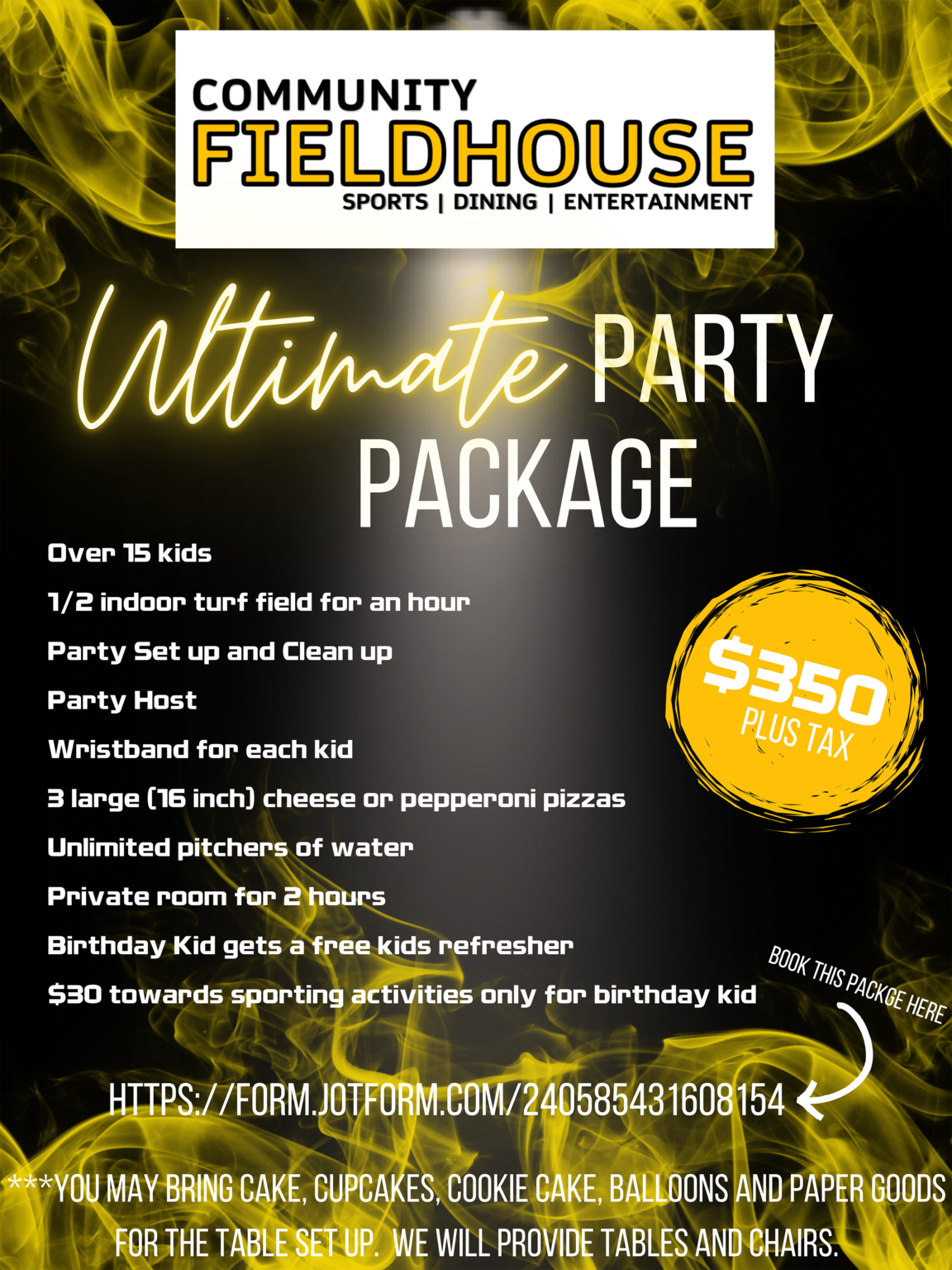 Parties - Community Fieldhouse