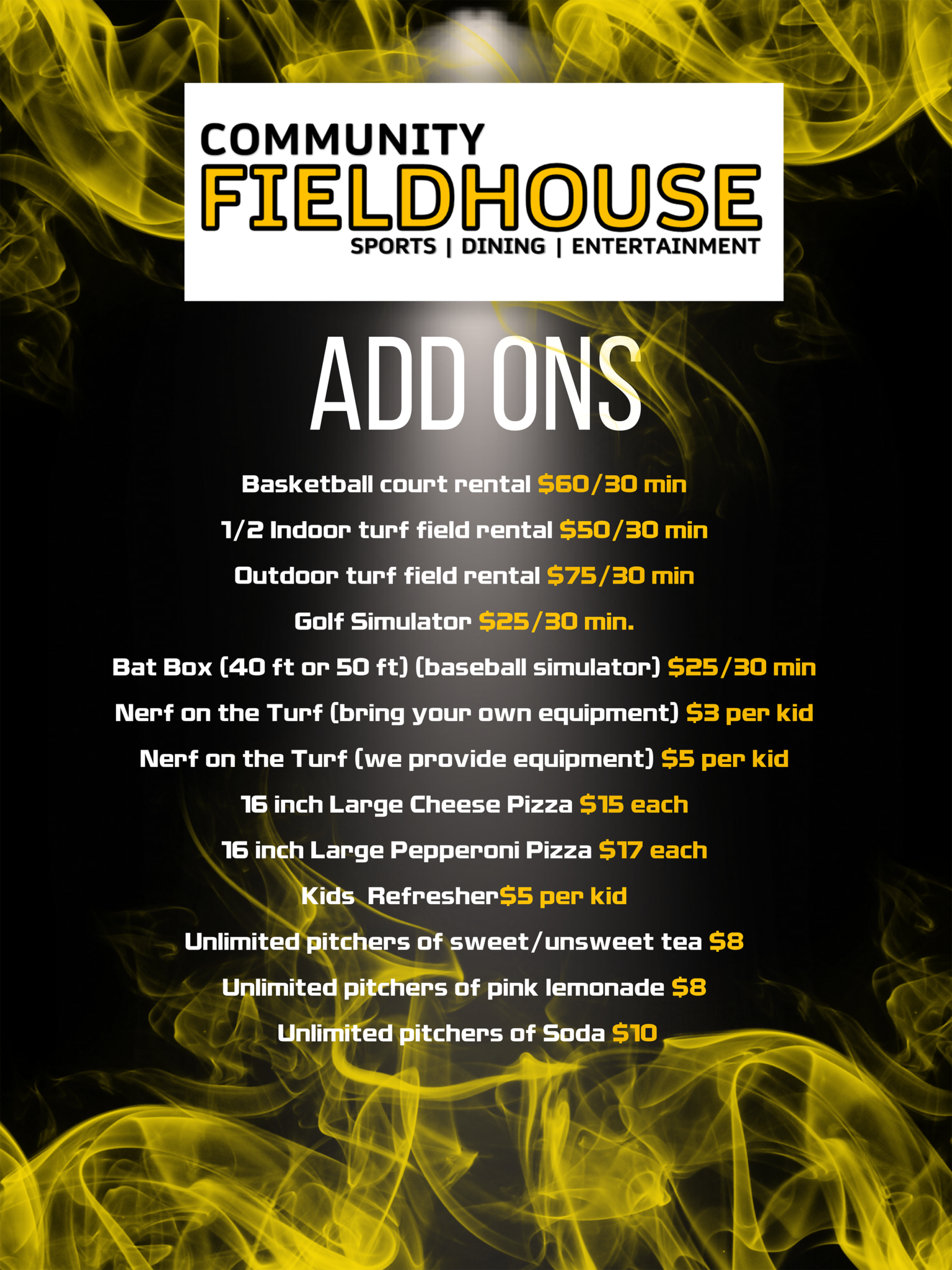 Parties - Community Fieldhouse