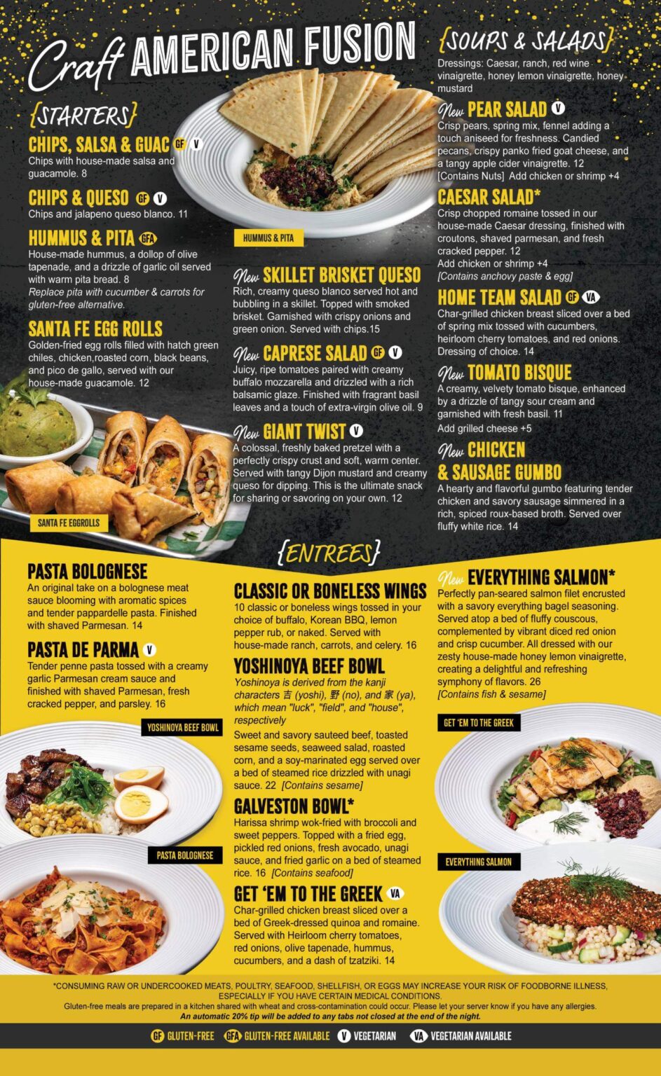 Dining and Drinks - Community Fieldhouse