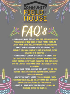 Parties - Community Fieldhouse